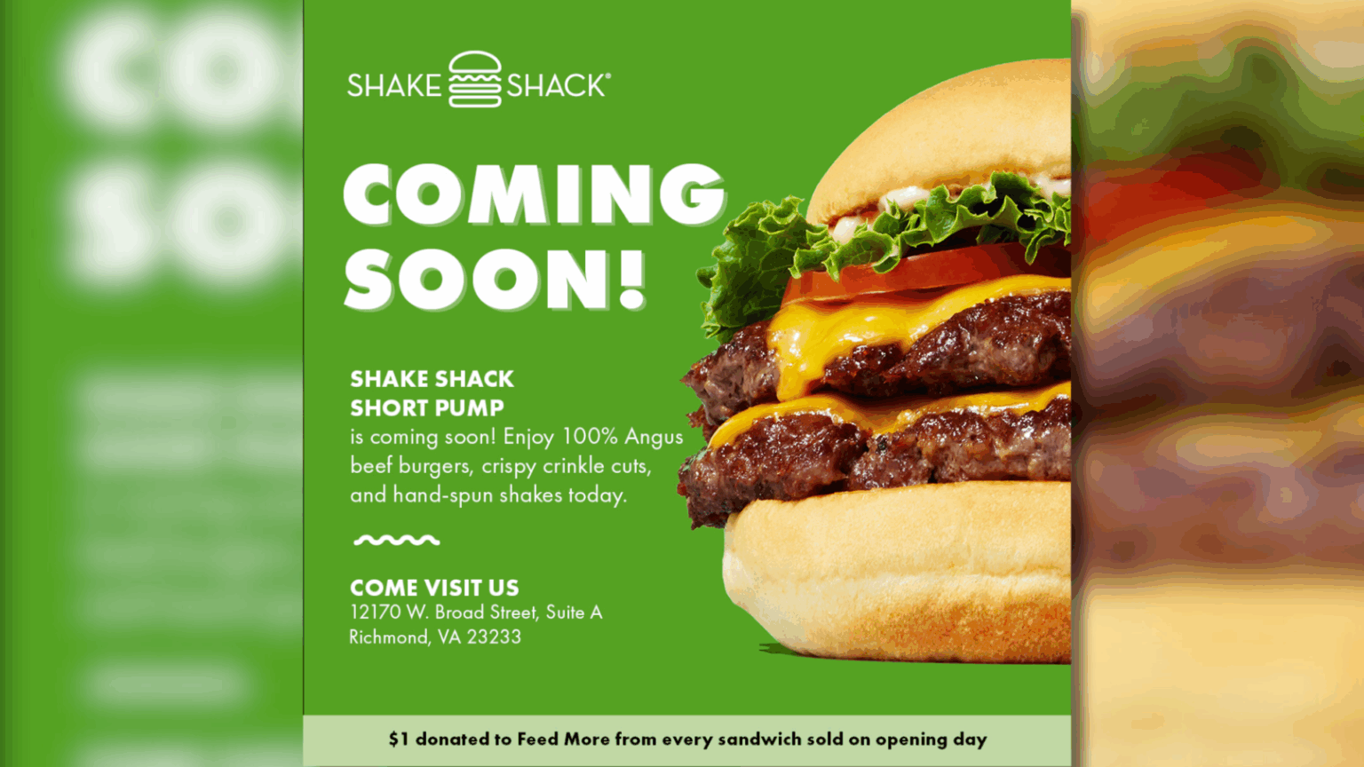Shake Shack Short Pump Grand Opening - Feed More